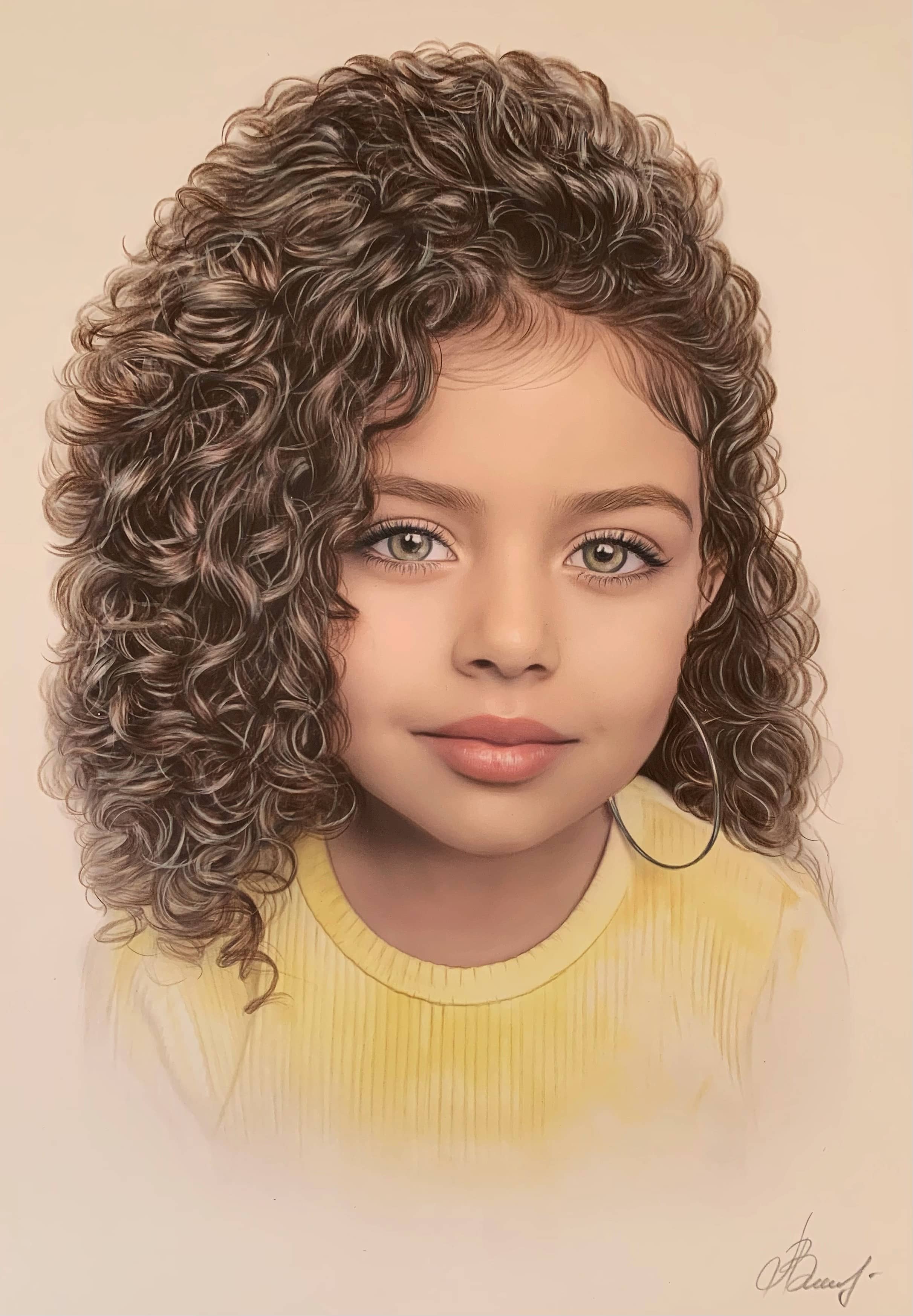 Portrait Drawing No:3 by Alena Litvin » ART GALLERY